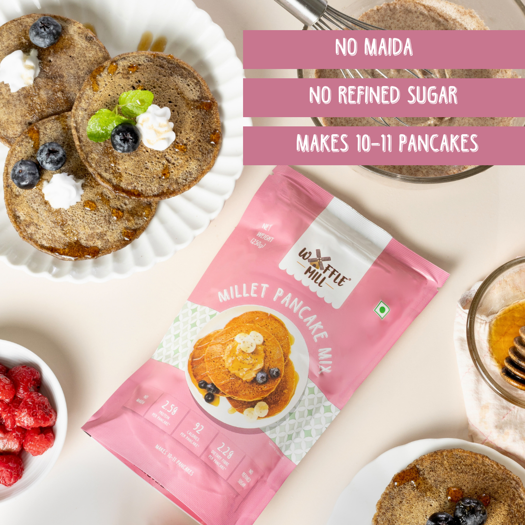 Millet Pancake Mix - Pack of 2 – Waffle Mill