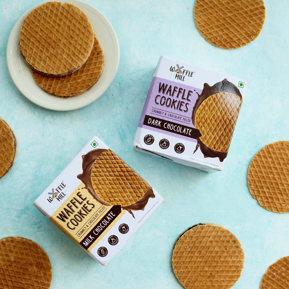 Waffle Cookie Variety - All 4 Flavours - 8 Pieces – Waffle Mill