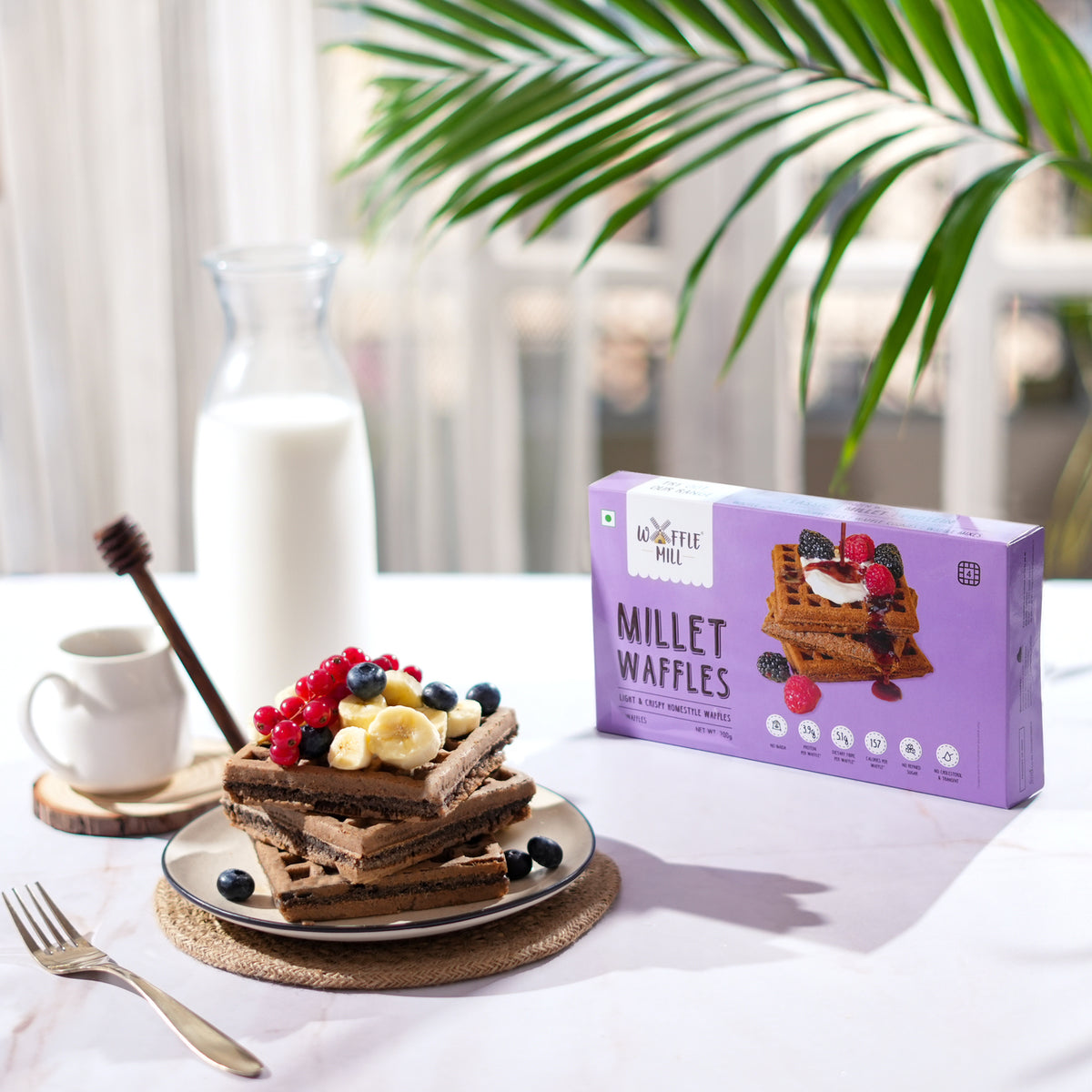 Frozen Waffles - Millet - 8 Pieces – Waffle Mill